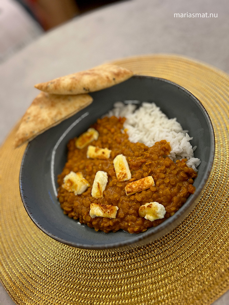 Tikka Masala med linser - Marias matblogg