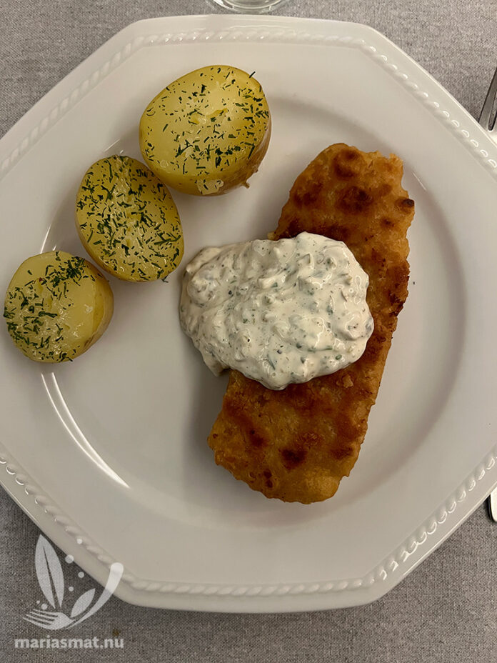 Tartarsås till panerad fisk - Marias matblogg